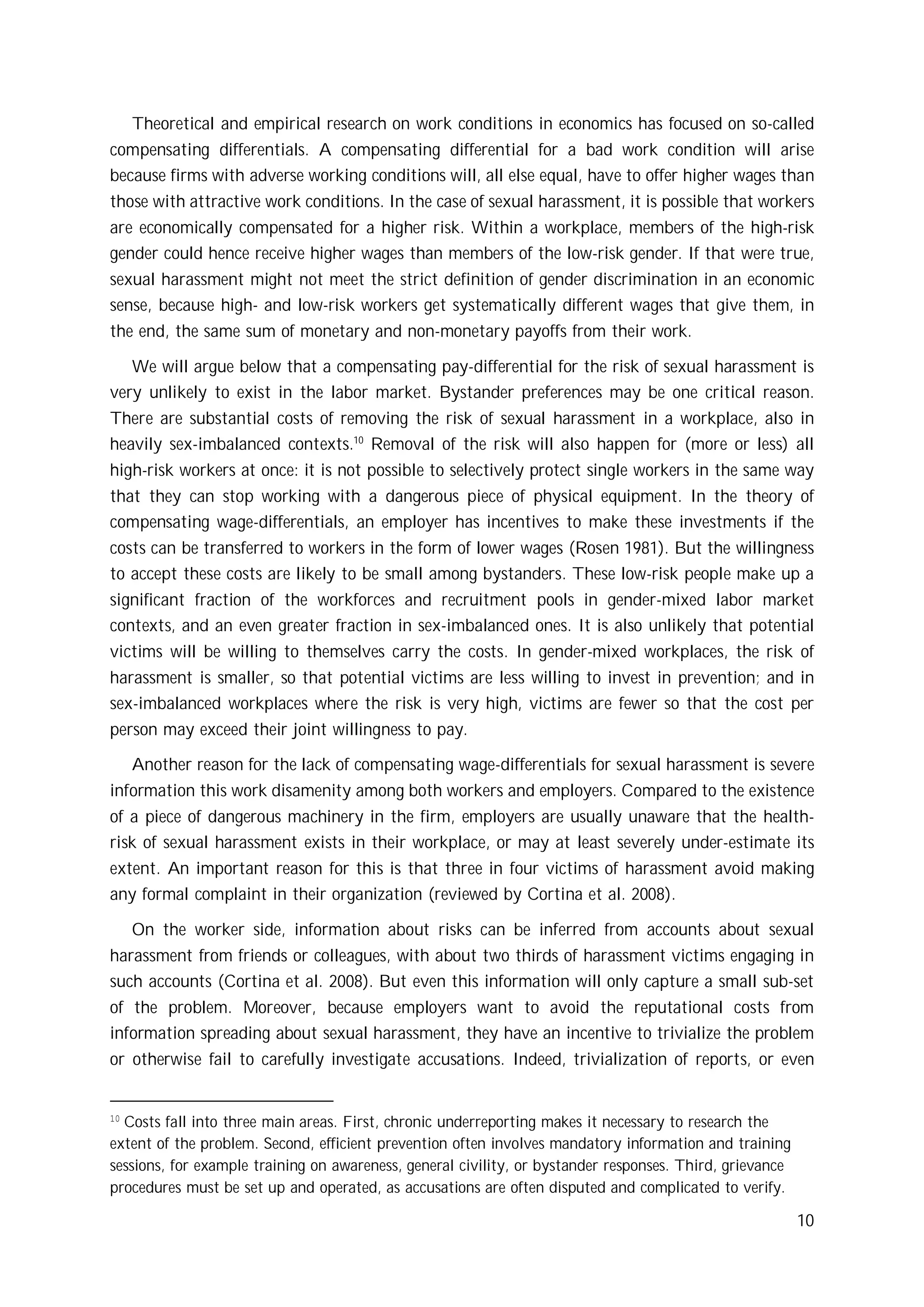 Sexual harassment and gender inequality in the labor market | PDF