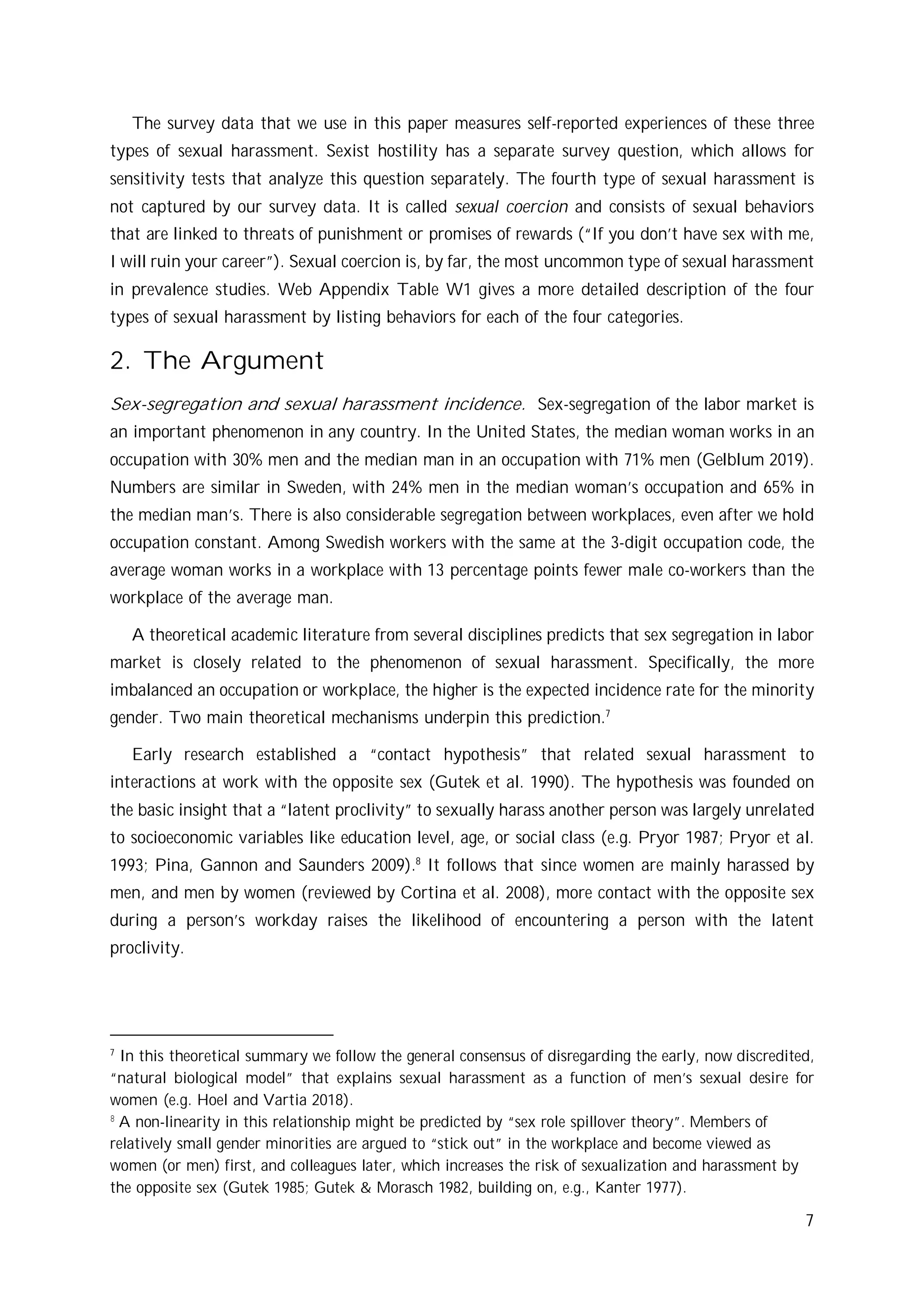 Sexual harassment and gender inequality in the labor market | PDF