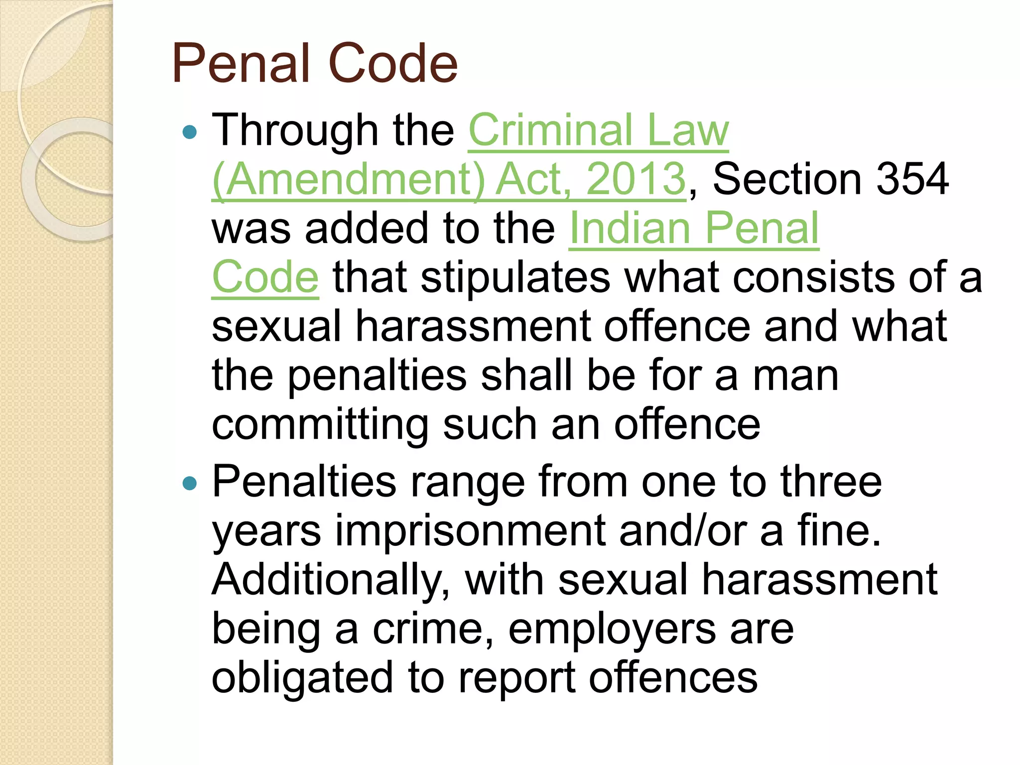 Sexual harassment at workplace | PPTX