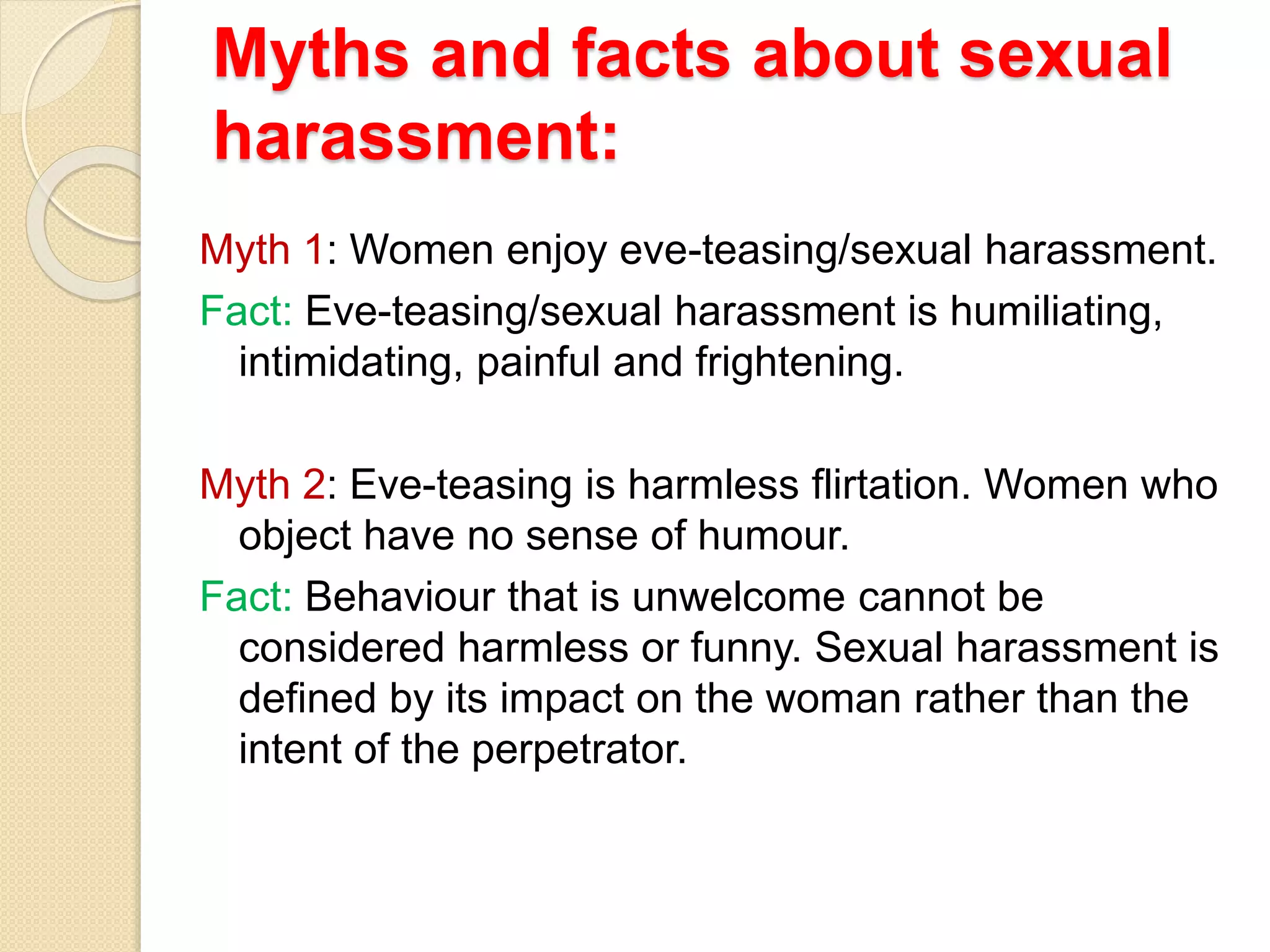 Sexual harassment at workplace | PPTX