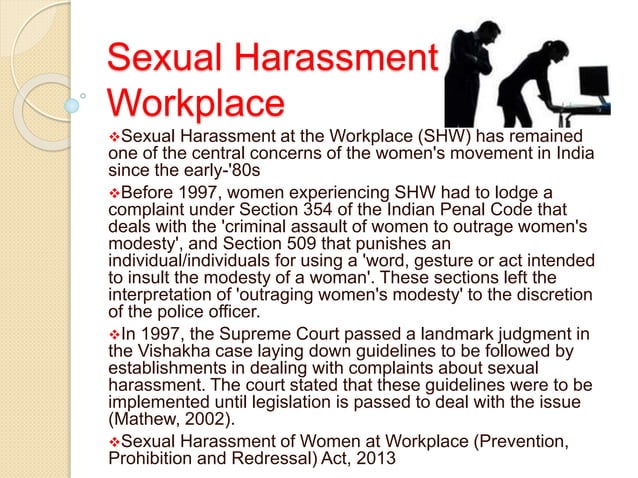 Sexual harassment at workplace | PPTX | Sexual Conditions | Sexual Health
