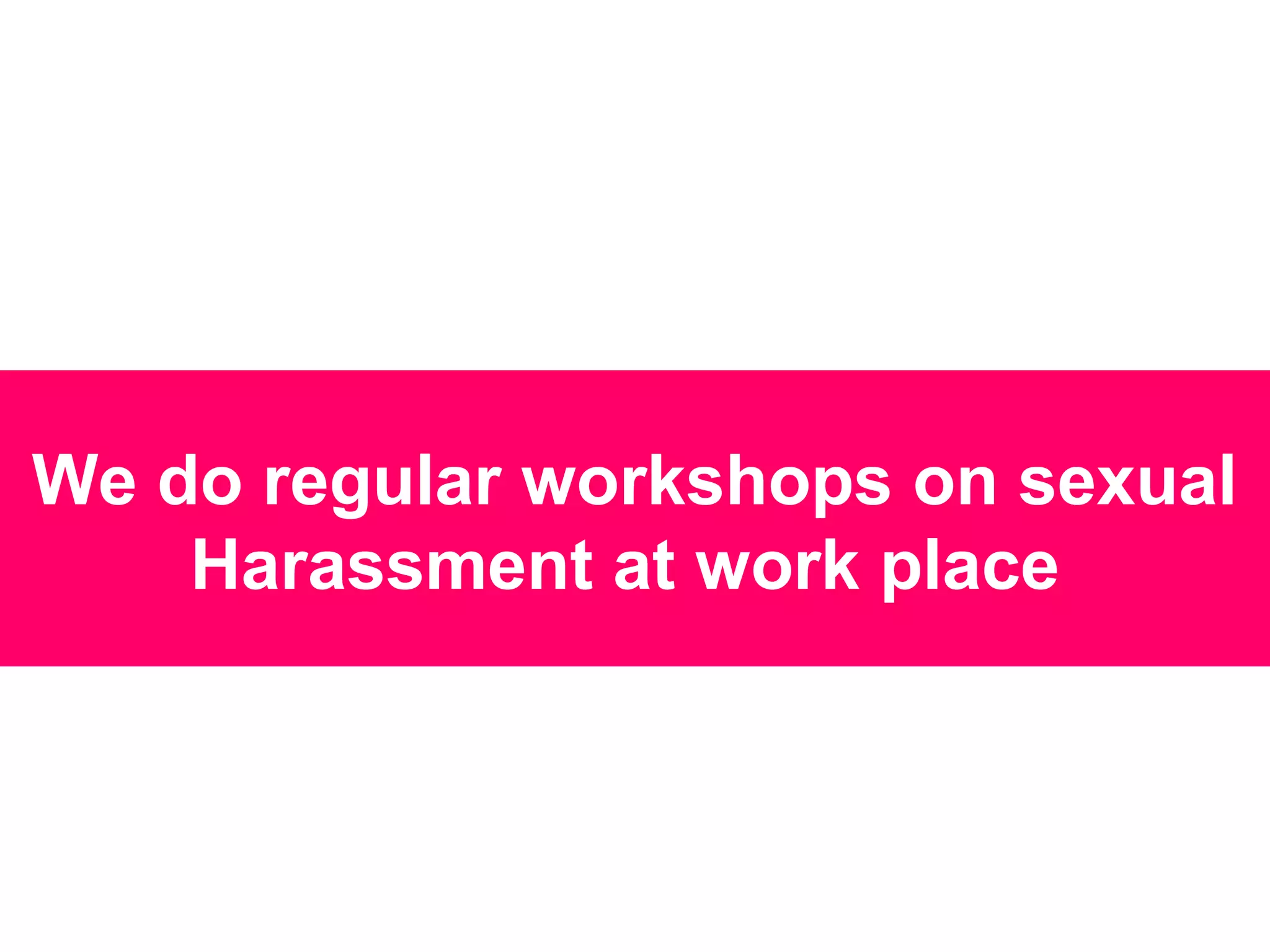 Sexual Harassment Myths And Facts Dr Sharda Jain Lifecare Centre Ppt