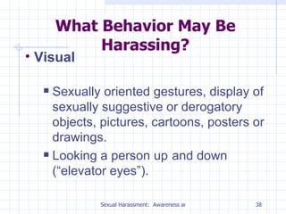 Visual Sexual Harassment
