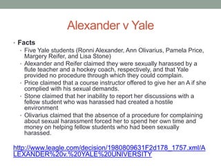 Sexual harassment in higher education (1) | PPTX