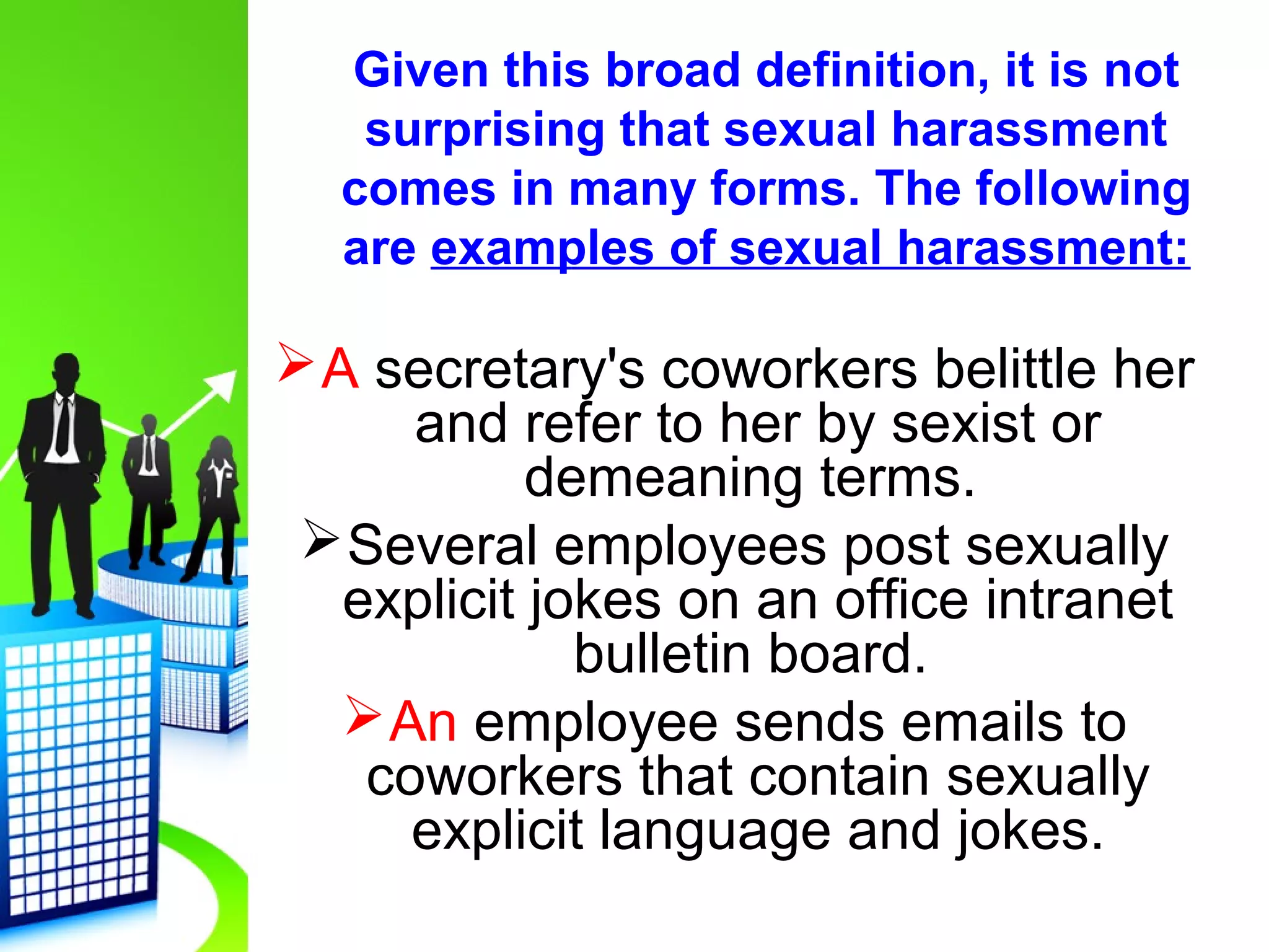 Sexual Harassment in the Workplace- Richard Garrity | PPT