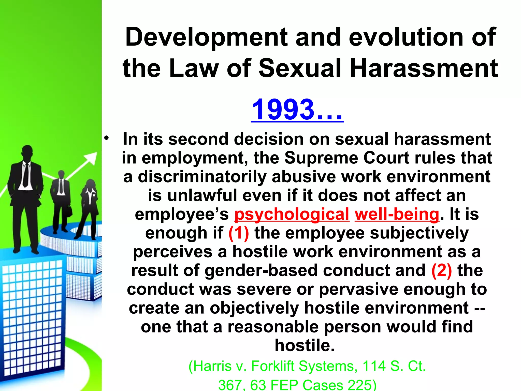Sexual Harassment in the Workplace- Richard Garrity | PPT