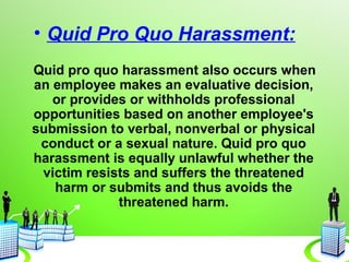 Sexual Harassment in the Workplace- Richard Garrity | PPT