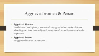 Sexual Harassment of Students & Women in Colleges and Universities | PPTX