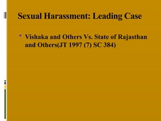 Sexual Harassment of women at workplace.pptx