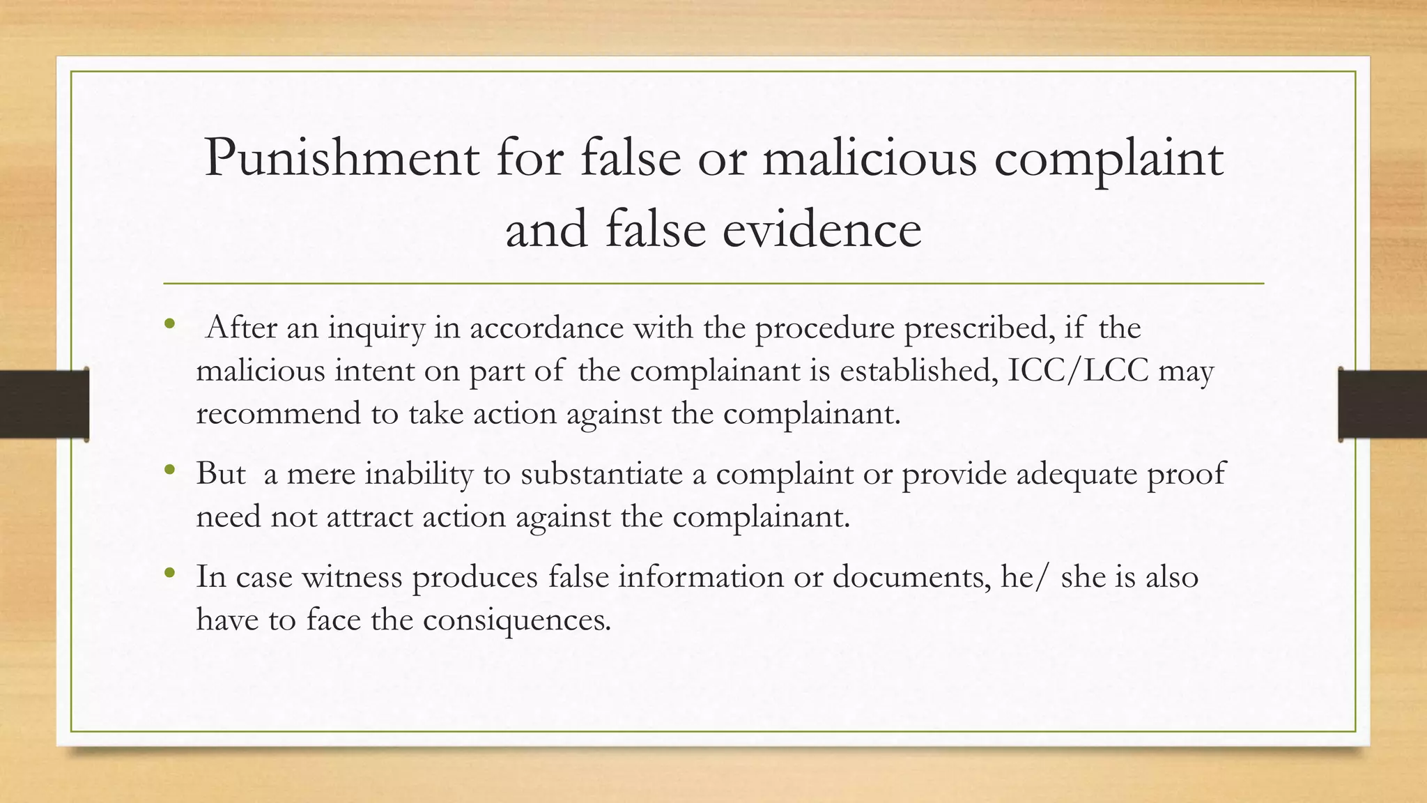 Sexual Harassment of women at workplace (Prevention, Prohibition and ...