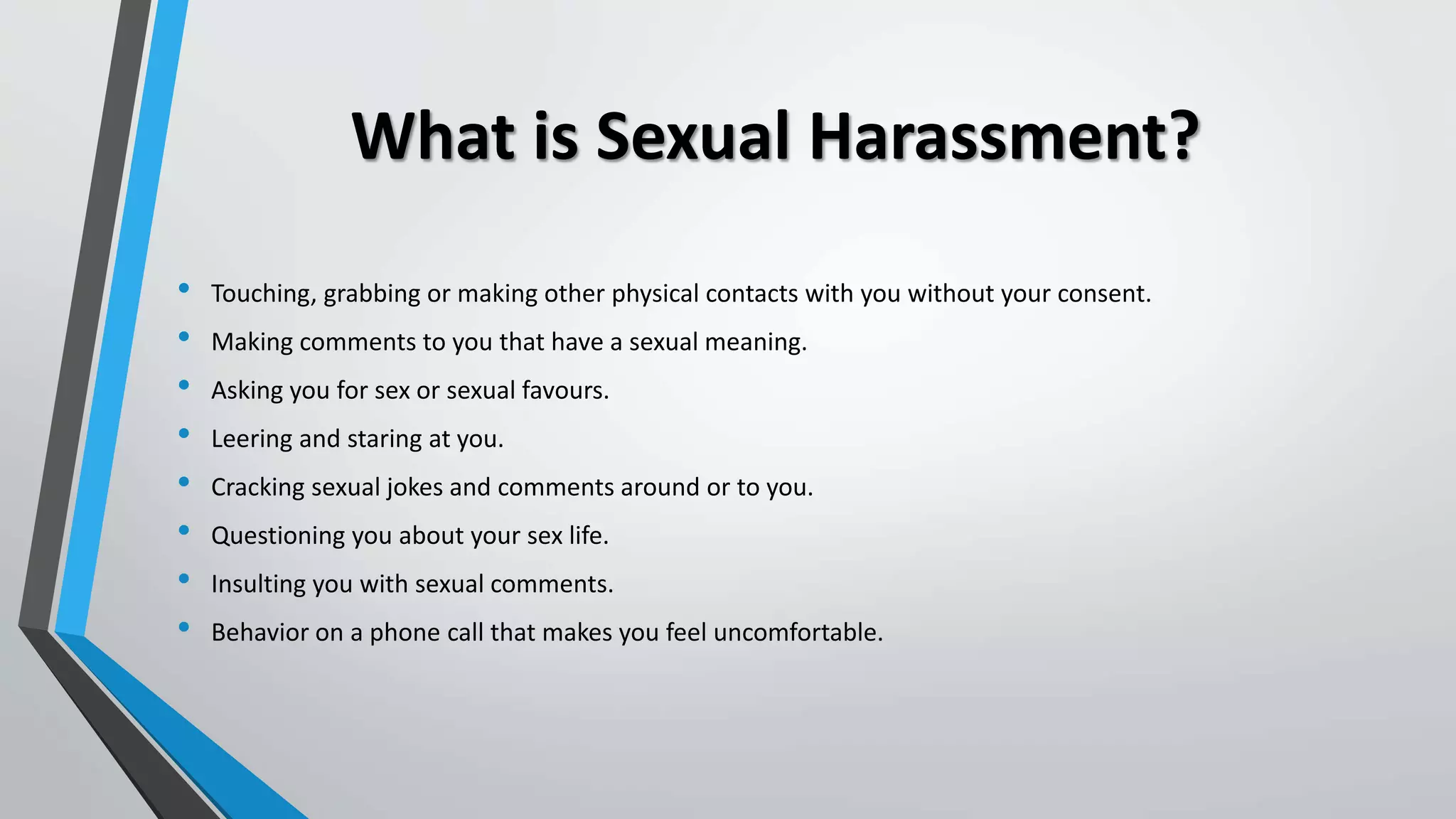Sexual Harassment Presentation | PPT