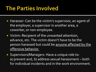 Sexual Harassment Prevention For Supervisors | PDF