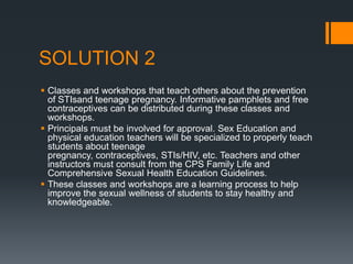 Sexual health power point template | PPTX