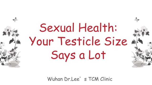 Sexual Health: Your Testicle Size Says a Lot | PPTX | Sexual Conditions ...