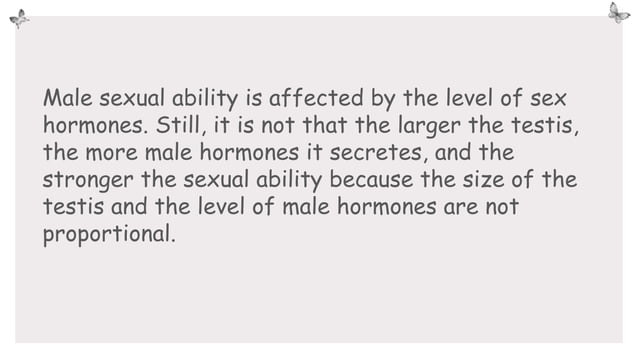 Sexual Health: Your Testicle Size Says a Lot | PPTX | Sexual Conditions ...