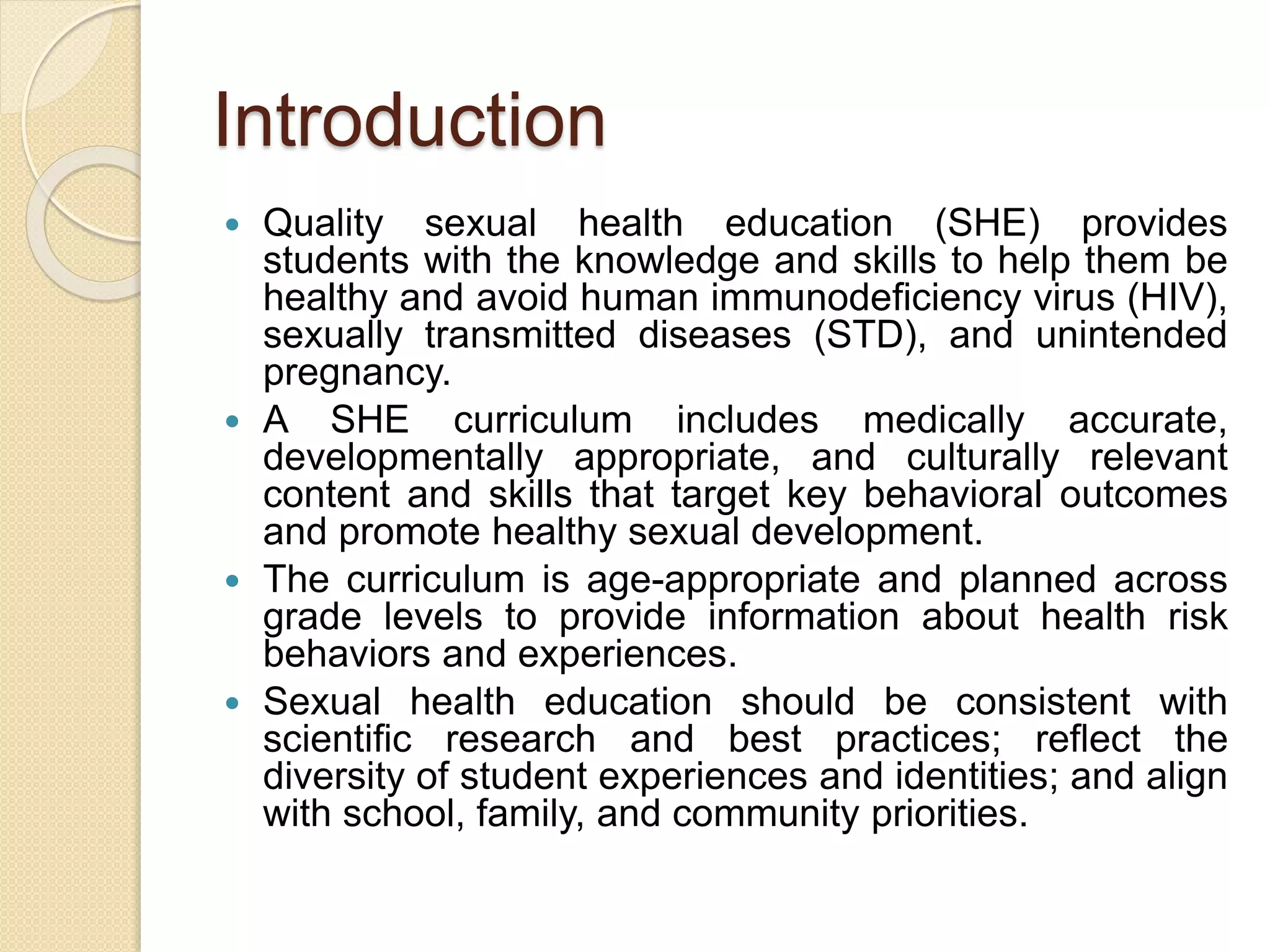 Sexual & Hygienic Education to Teenagers | PPTX