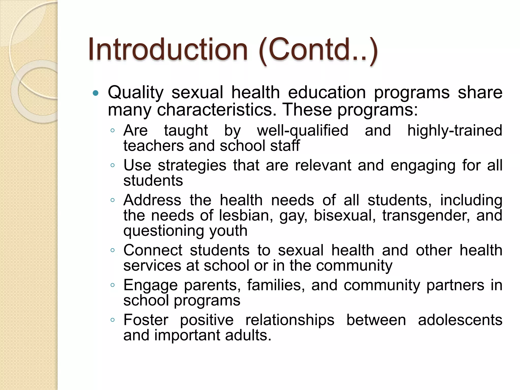 Sexual & Hygienic Education to Teenagers | PPTX