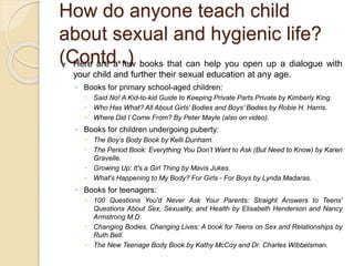 Sexual & Hygienic Education to Teenagers | PPTX