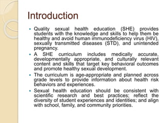 Sexual & Hygienic Education to Teenagers | PPTX