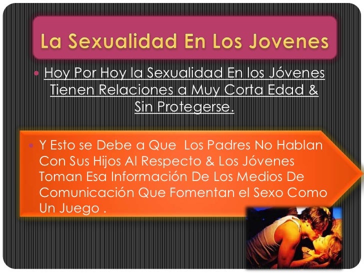 Sexualidad A Temprana Edad