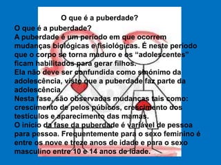 Sexualidade powerpoint | PPTX