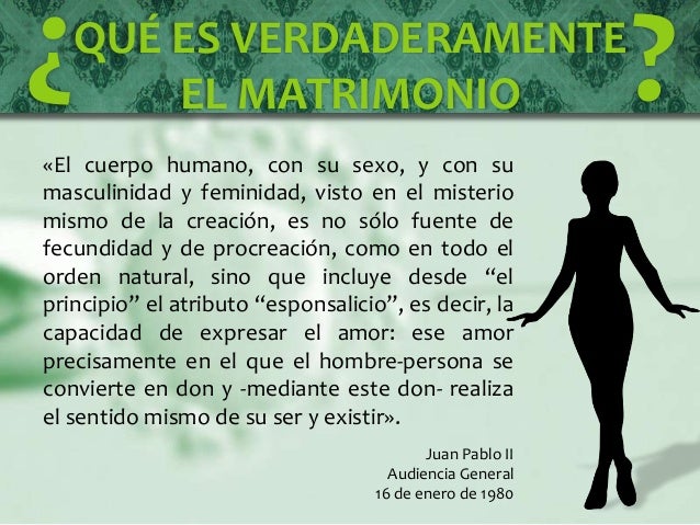 Sexualidad Y Bioética En El Matrimonio