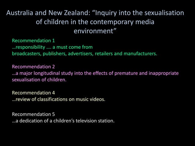 Sexualisation Of Children | PPTX | Makeup and Accessories | Beauty