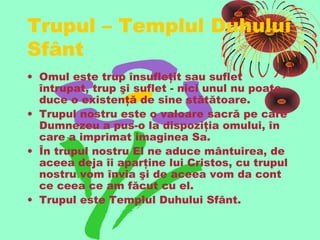 Sexualitatea Dar Bucurie Viata | PPT