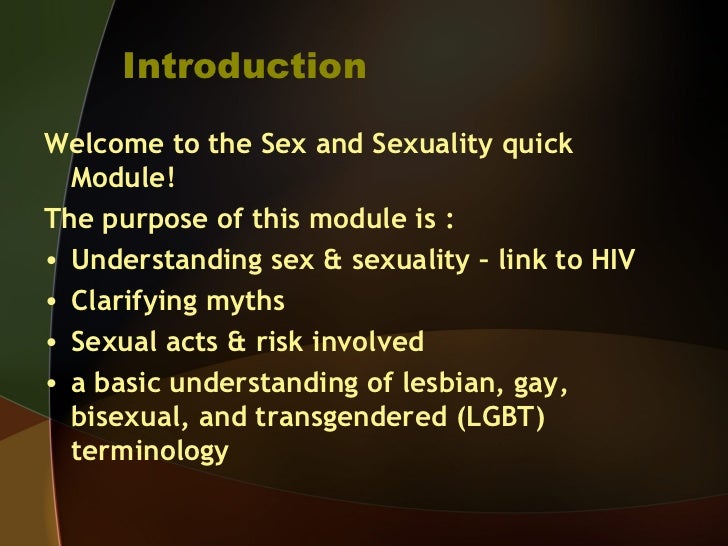 Sexuality