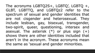sexuality in different forms and types . | PPTX