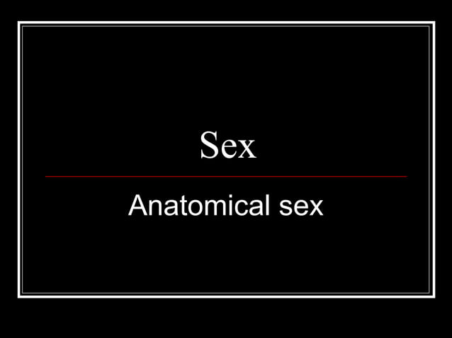 Sexualityppt Biology Form Three Reproduction Ppt 6587