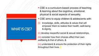 Comprehensive Sexuality in Education in the Philippines | PDF