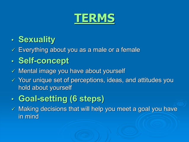 Sexuality And Decision Making Ppt
