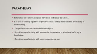 SEXUALITY AND REPRODUCTIVE HEALTH presentation | PDF