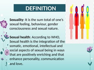 sexuality and sexual health power point presentation | PPTX