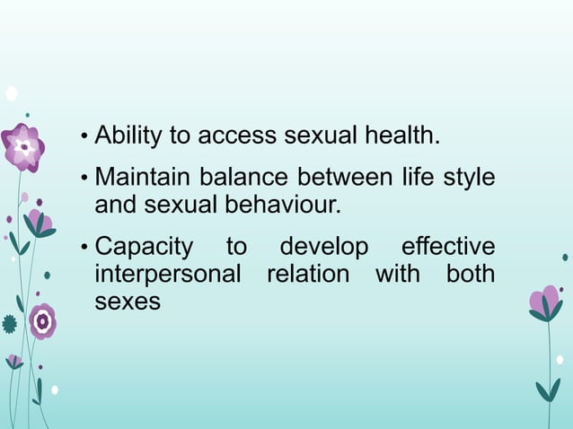 Sexuality and sexual health ppt | PPTX | Sexual Conditions | Sexual Health