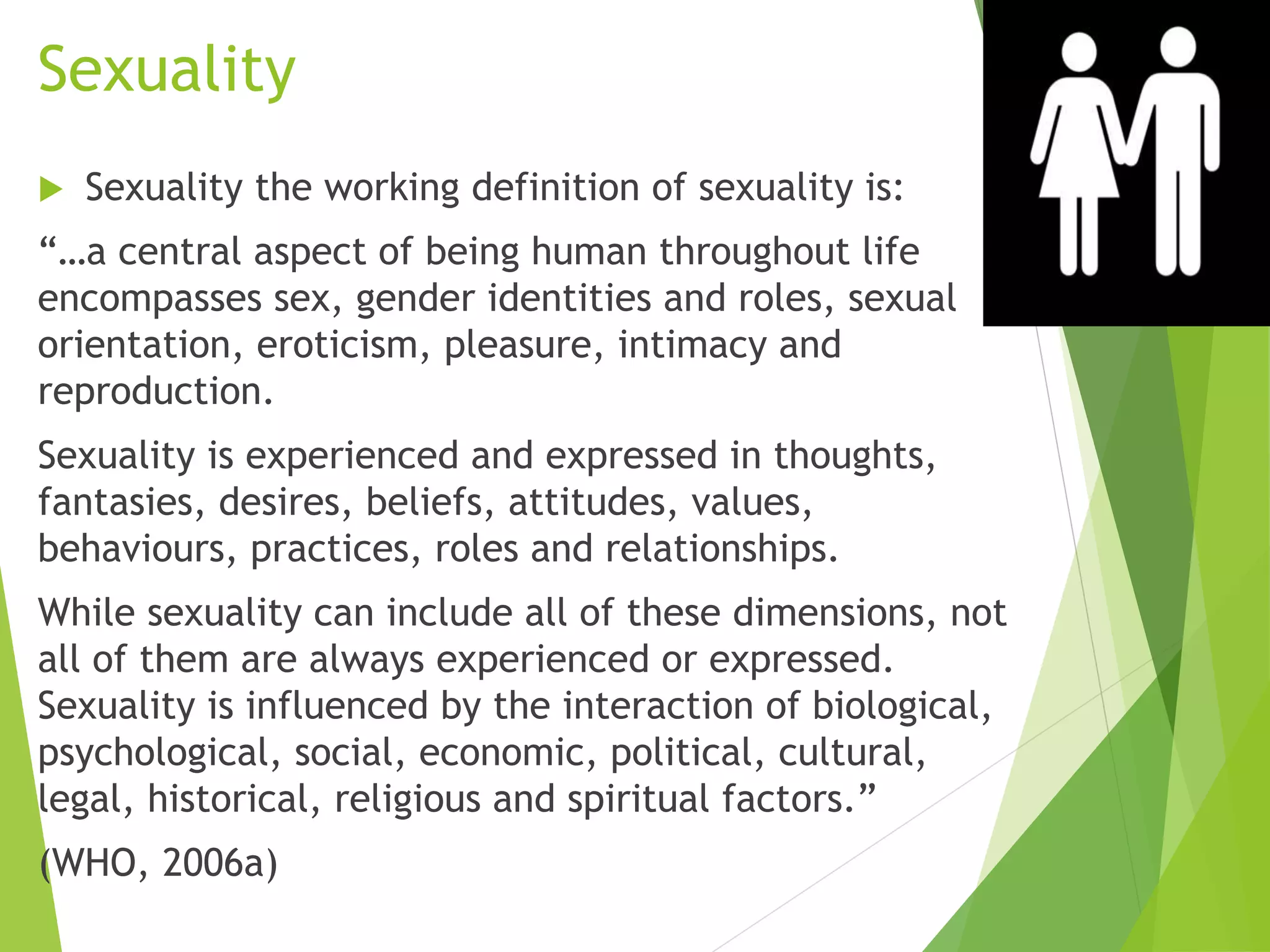 Sexuality And Sexual Health Pptx