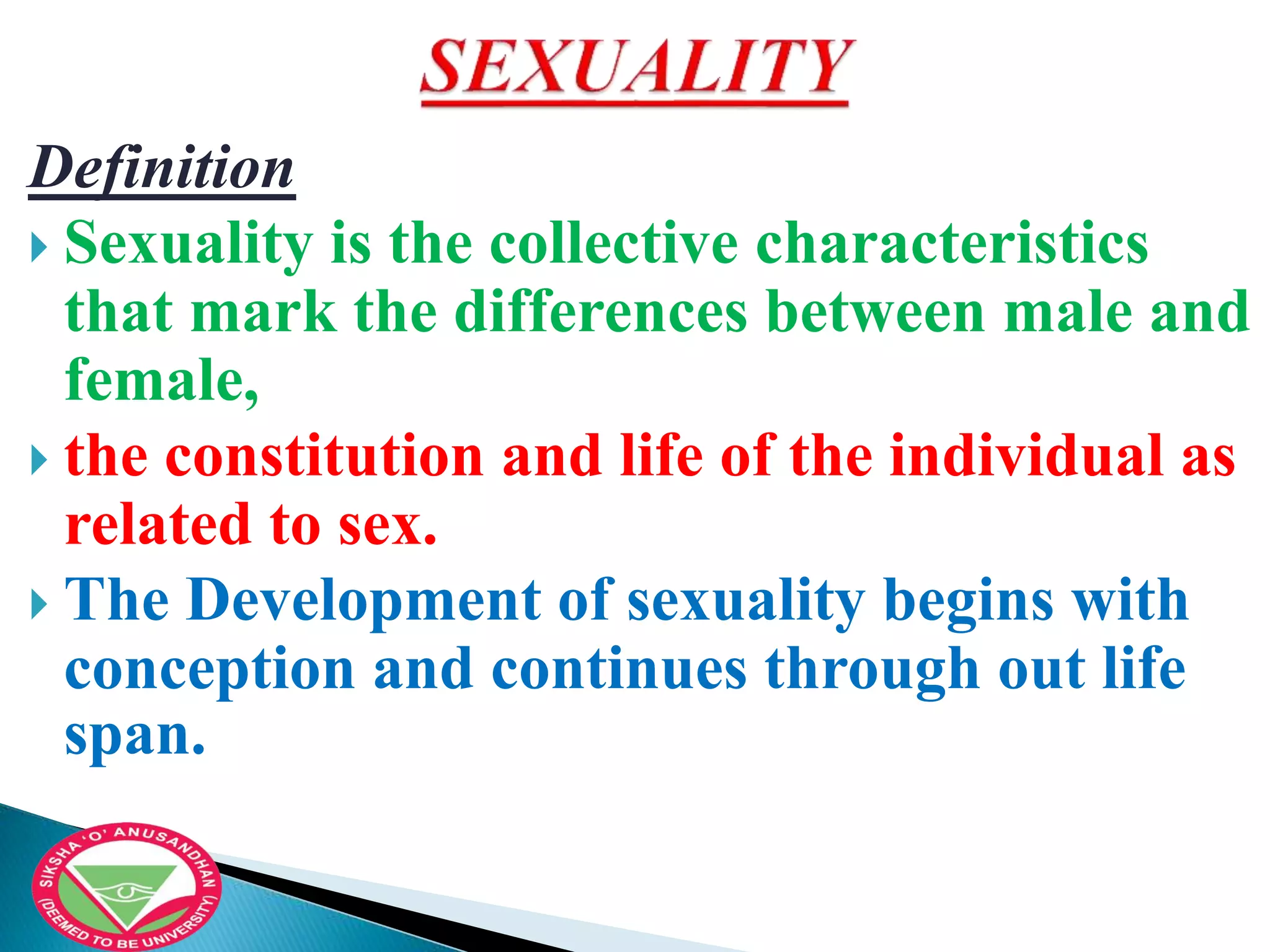 Sexuality And Sexual Health Assessment Pptx