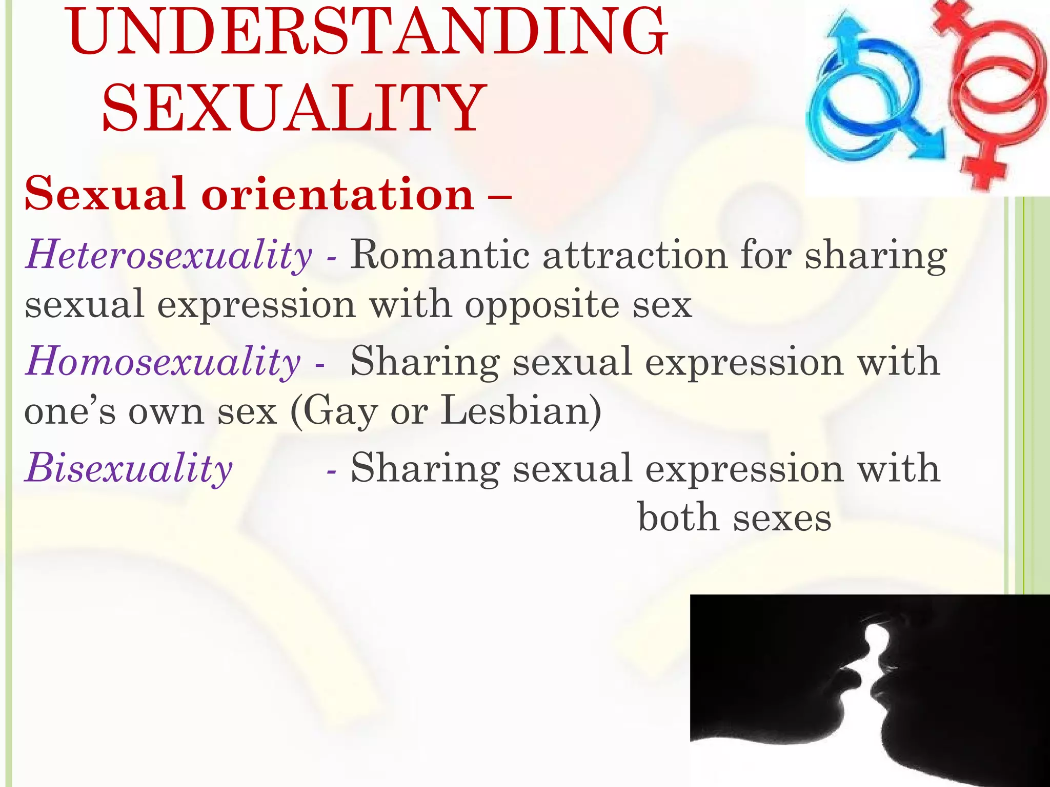Sexuality And Sexual Health Ppt