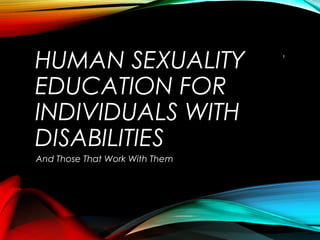 Sexuality Training for Families, Providers and Supports of Teens and ...