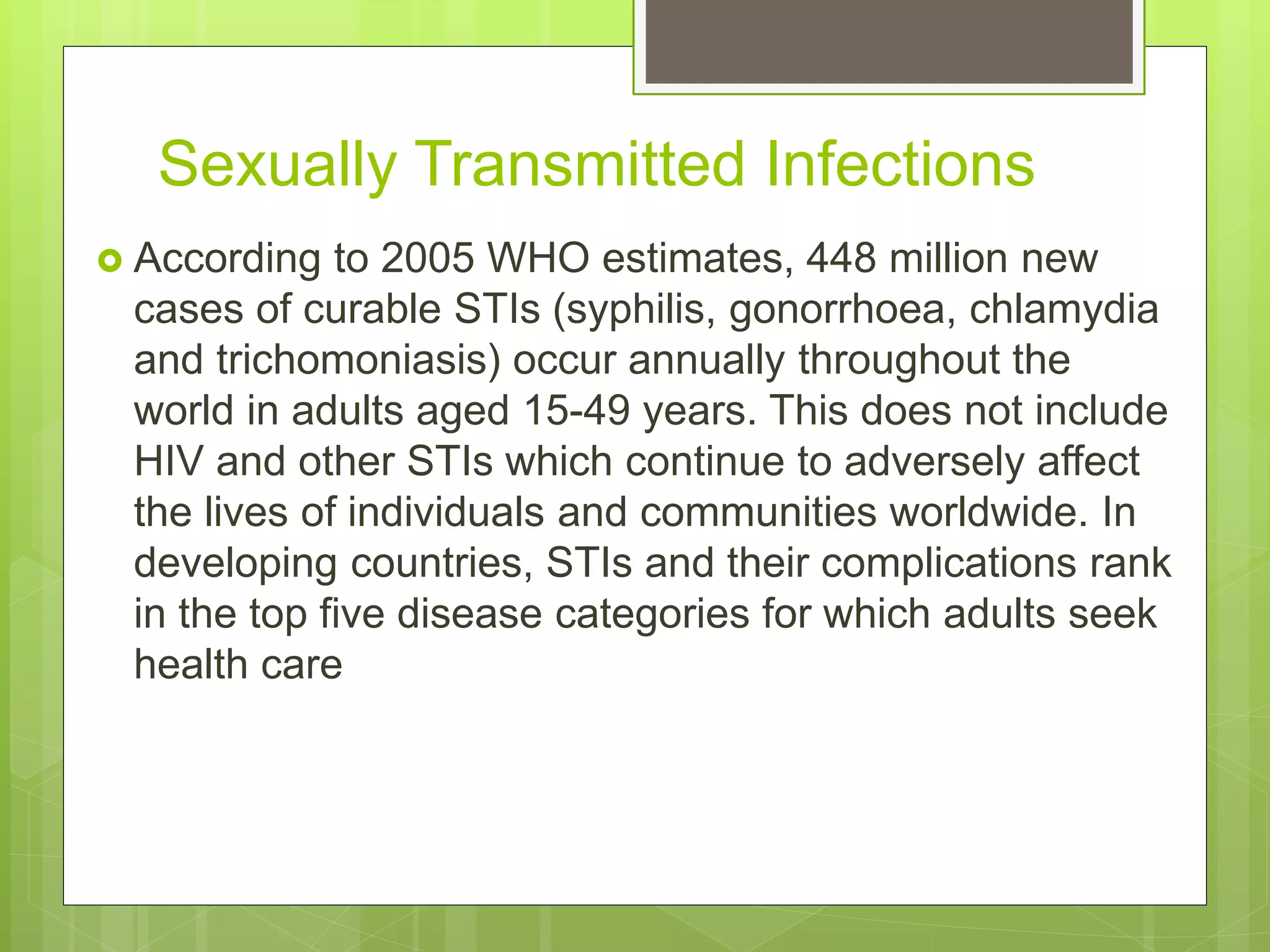 Sexually transmitted disease | PPT
