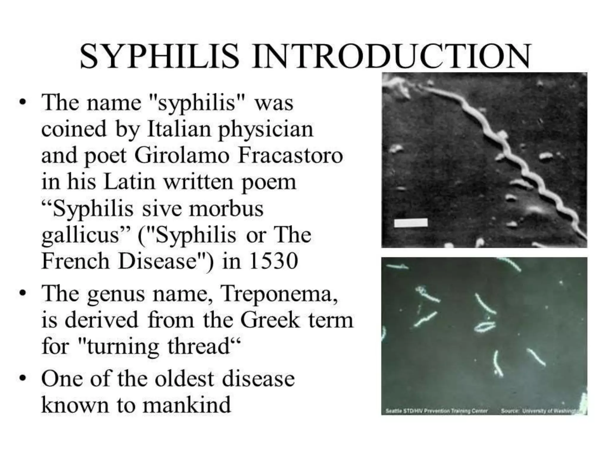 Sexually transmitted disease(SYPHILIS) | PPTX