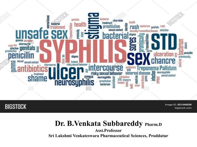 Sexually transmitted disease(SYPHILIS) | PPT