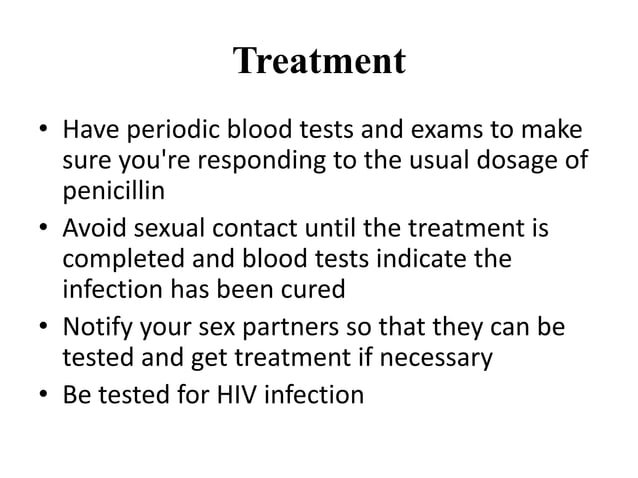 Sexually Transmitted Diseasesyphilis Ppt