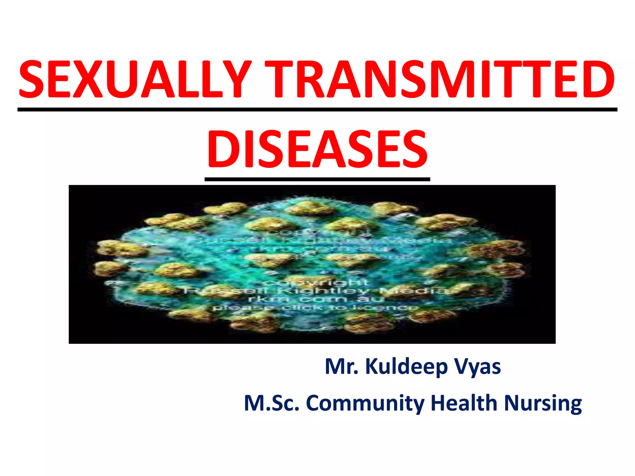 Sexually transmitted disease | PPTX