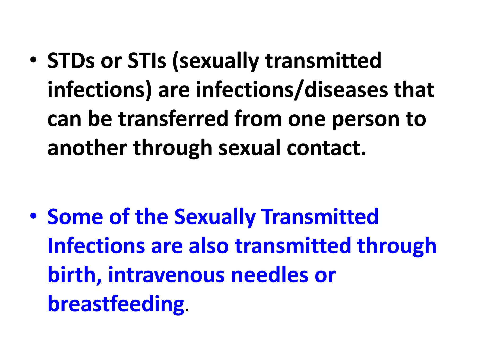Sexually transmitted disease | PPTX