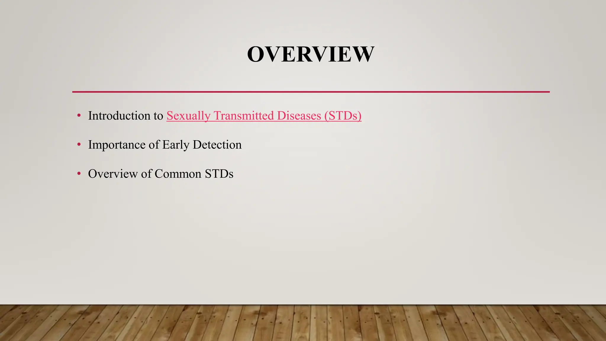 Sexually Transmitted Disease Diagnostics | PPTX