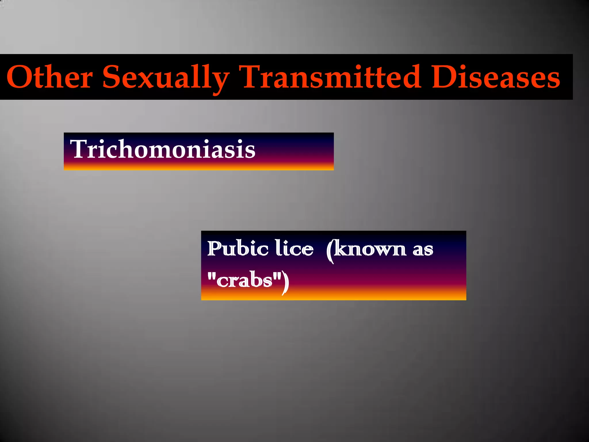 Sexually transmitted diseases | PPTX