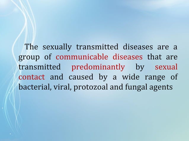 Sexually transmitted diseases | PPT