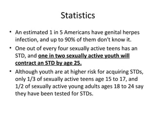 Sexually Transmitted Diseases | PPT | Sexual Conditions | Sexual Health